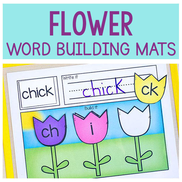 Editable Flower Word Building Mats – Fun Learning for Kids® Shop