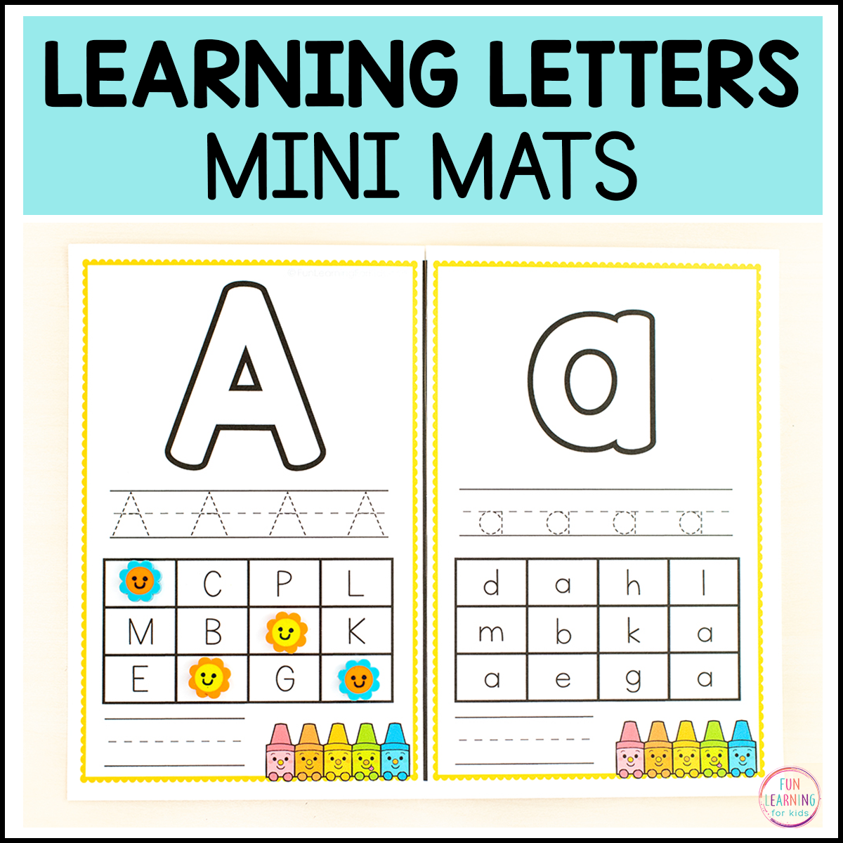 Letter Recognition Mini Mats – Fun Learning for Kids® Shop