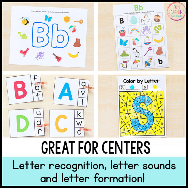 Alphabet Activities Mega Bundle – Fun Learning for Kids® Shop