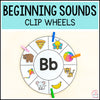 Beginning Sounds Clip Wheels – Fun Learning for Kids® Shop