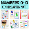 Numbers 0-10 Math Pack for Kindergarten Math Centers – Fun Learning for ...