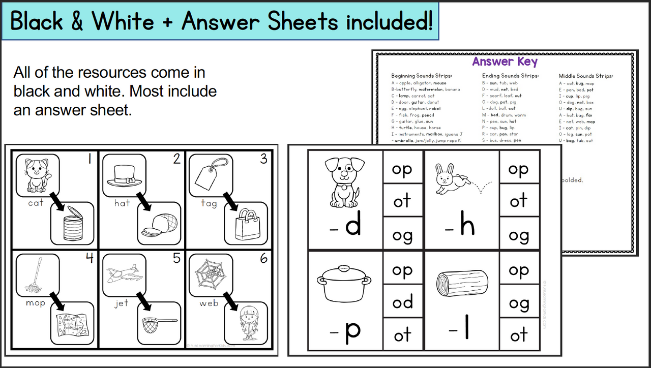 Phonemic Awareness Centers and Activities | Phonics Centers | SOR – Fun ...