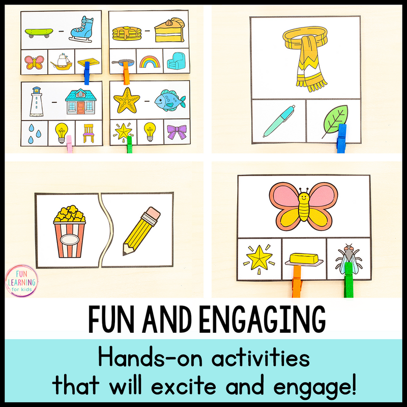 Phonological Awareness Centers and Activities - Science of Reading ...