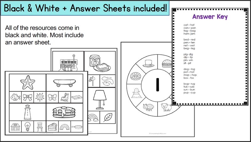 Phonological Awareness Centers and Activities - Science of Reading ...