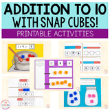 Addition to 10 Math Pack | 5 Activities – Fun Learning for Kids® Shop