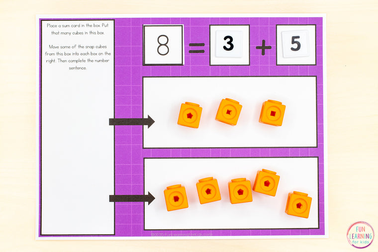 Addition to 10 Math Pack | 5 Activities – Fun Learning for Kids® Shop