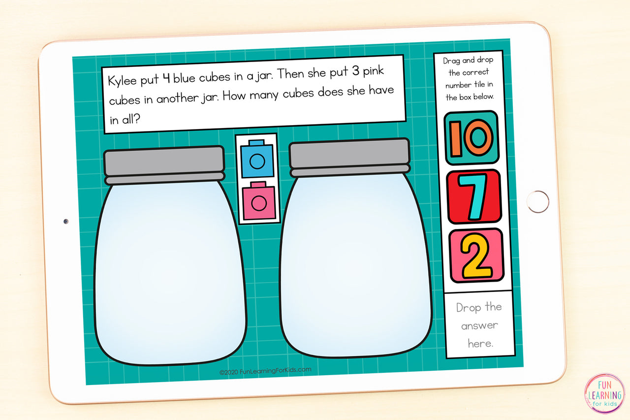 Addition to 10 Math Bundle | HYBRID - Printable & Google Slides/Seesaw ...