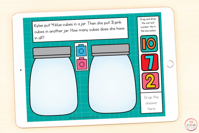 Addition to 10 Math Bundle | HYBRID - Printable & Google Slides/Seesaw ...