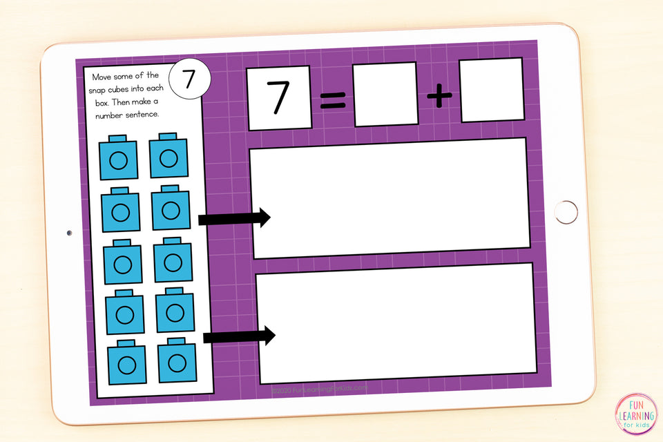 Addition to 10 | 5 Activities | Google Slides and Seesaw – Fun Learning ...