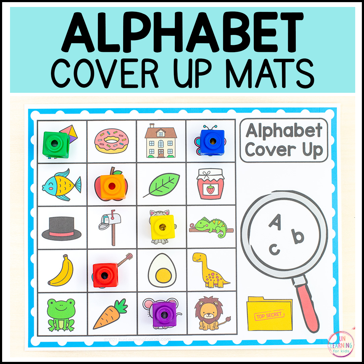 Alphabet Cover Up Mats – Fun Learning for Kids® Shop