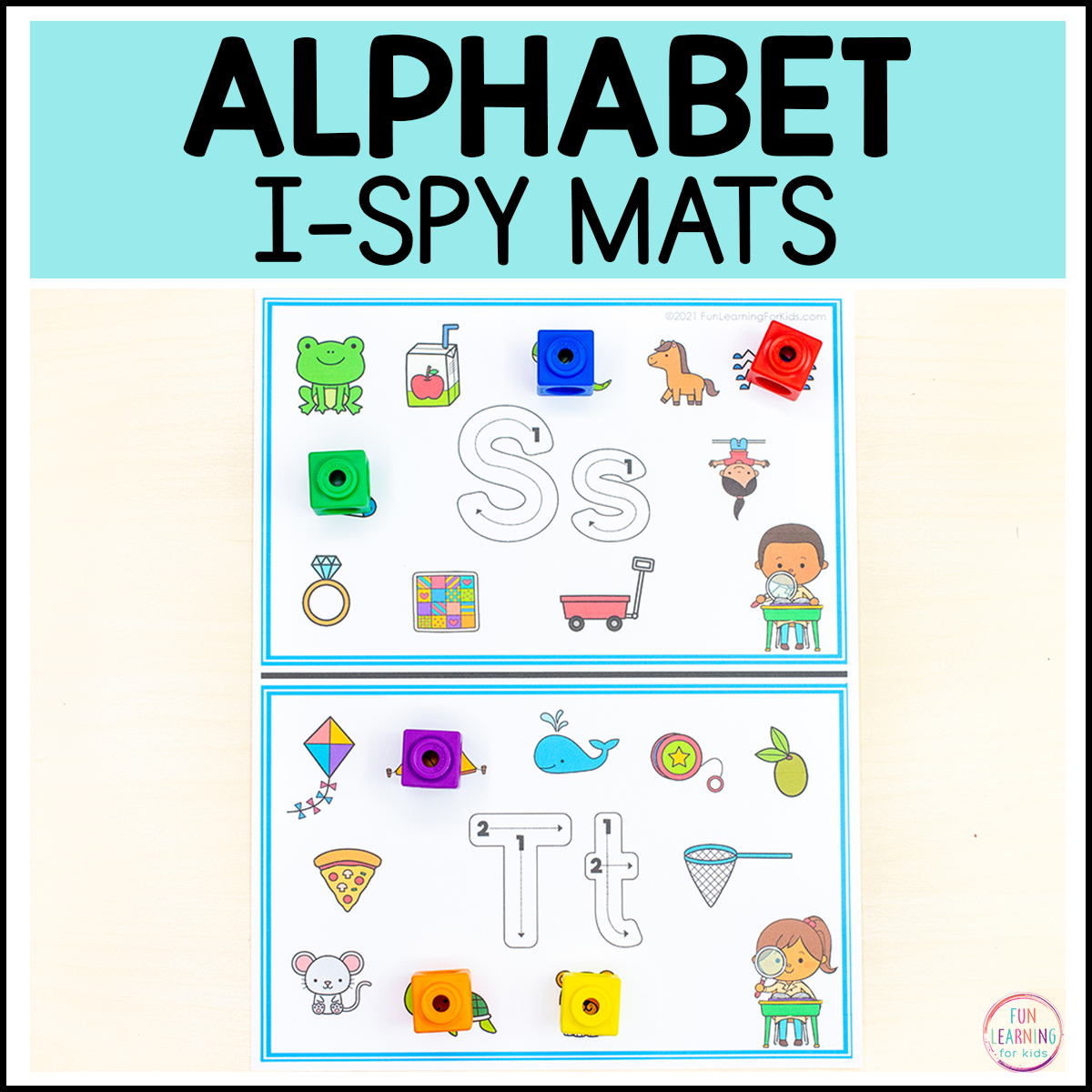 Alphabet I-Spy Mats – Fun Learning for Kids® Shop