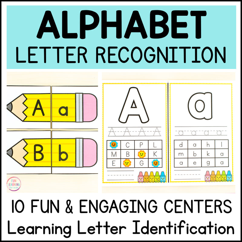 Alphabet Letter Recognition and Letter Identification Centers – Fun Learning for Kids® Shop