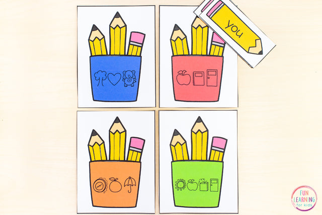 Back to School Editable Sight Word Games – Fun Learning for Kids® Shop