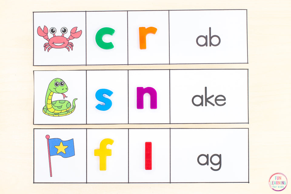 Beginning Blends Activities and Games – Fun Learning for Kids® Shop