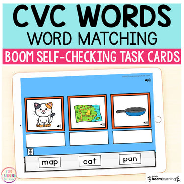 CVC Words Bundle | 7 Activities | Boom Cards™ – Fun Learning for Kids® Shop