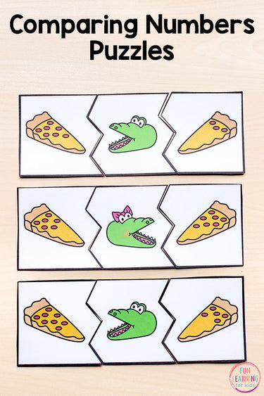 Comparing Numbers Math Centers and Activities for Kindergarten – Fun ...