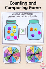 Comparing Numbers Math Centers and Activities for Kindergarten – Fun ...