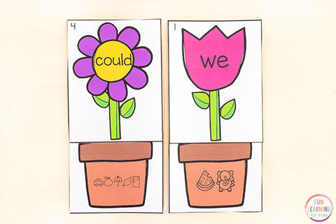 Editable Spring Sight Word Games – Fun Learning for Kids® Shop