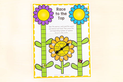 Editable Spring Sight Word Games – Fun Learning for Kids® Shop