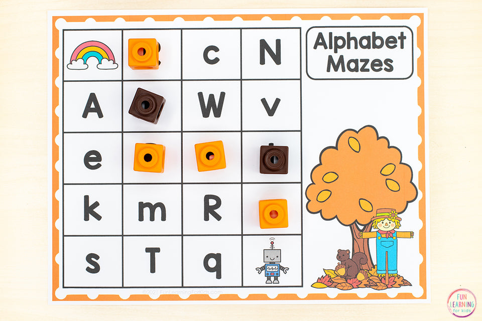 Fall Alphabet Activities – Fun Learning for Kids® Shop