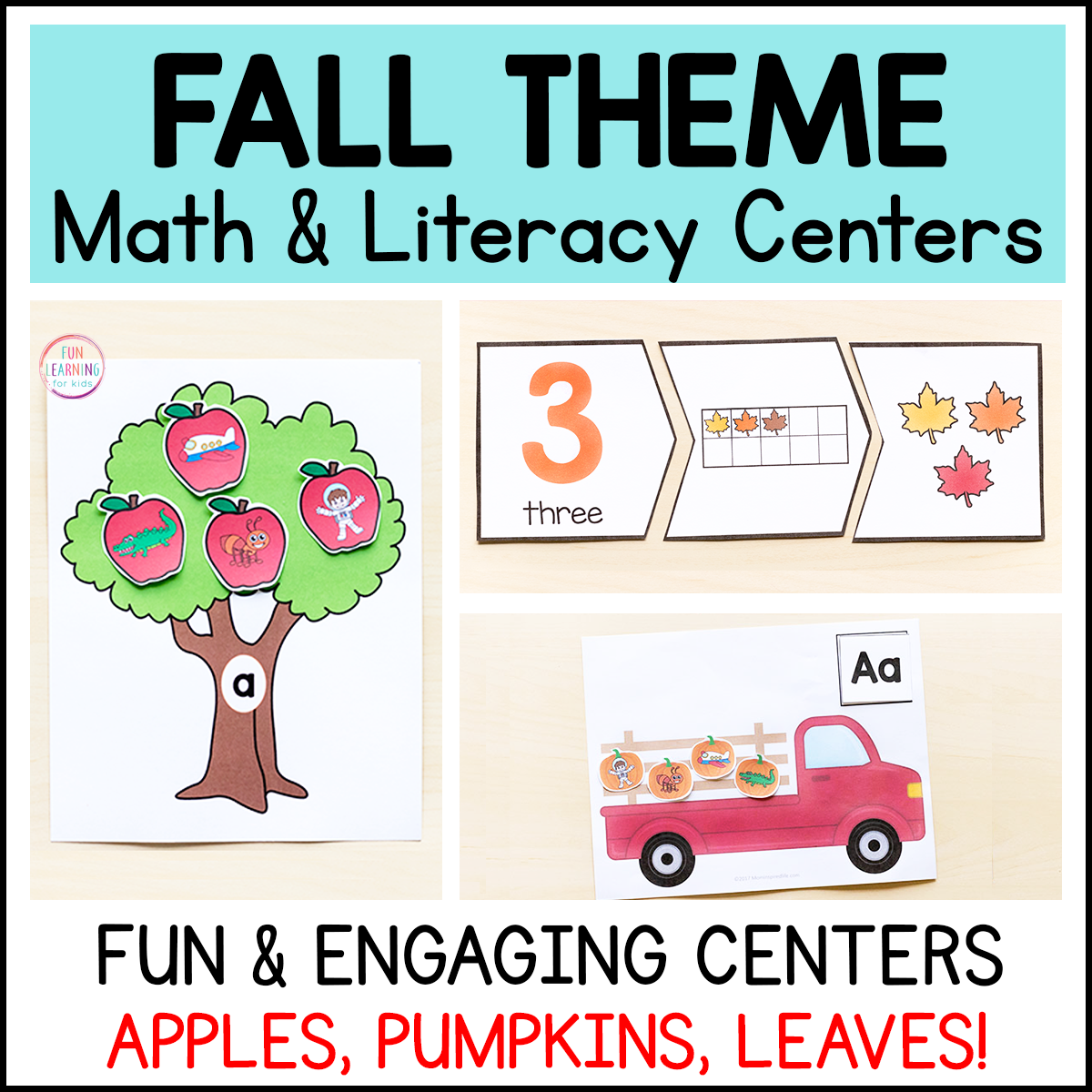 Fall Activities Printable Bundle – Fun Learning for Kids® Shop