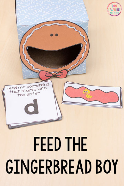 Gingerbread Feed Me Math and Literacy Activities – Fun Learning for ...