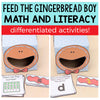 Gingerbread Feed Me Math and Literacy Activities – Fun Learning for ...