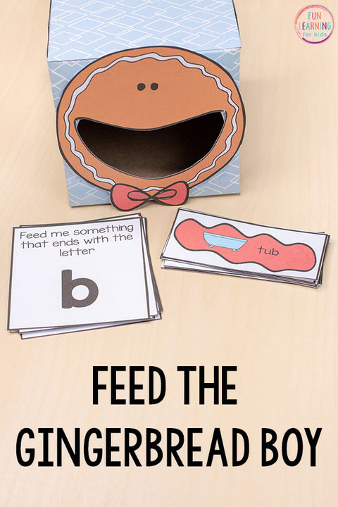 Gingerbread Feed Me Math and Literacy Activities – Fun Learning for ...