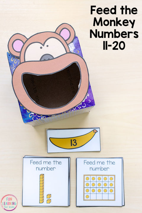Numbers 11-20 Math Pack for Kindergarten Math Centers – Fun Learning ...