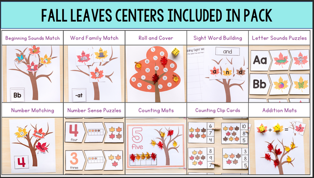Fall Activities Printable Bundle – Fun Learning for Kids® Shop