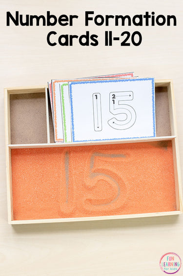 Numbers 11-20 Math Pack for Kindergarten Math Centers – Fun Learning ...
