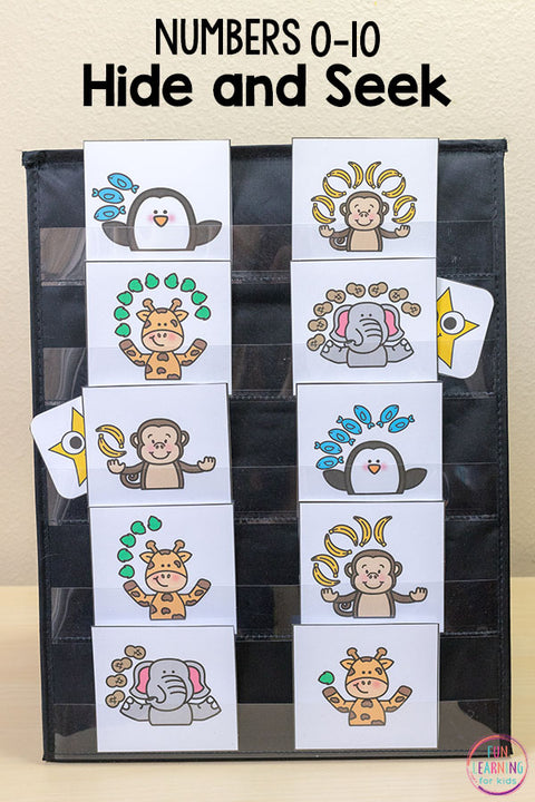 Numbers 0-10 Math Pack for Kindergarten Math Centers – Fun Learning for ...