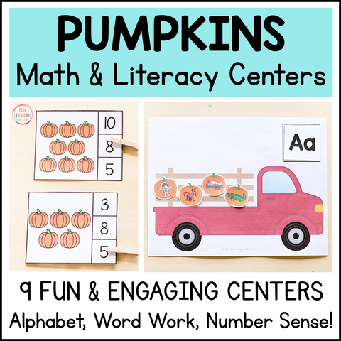 Pumpkin Activities Printable Bundle – Fun Learning for Kids® Shop