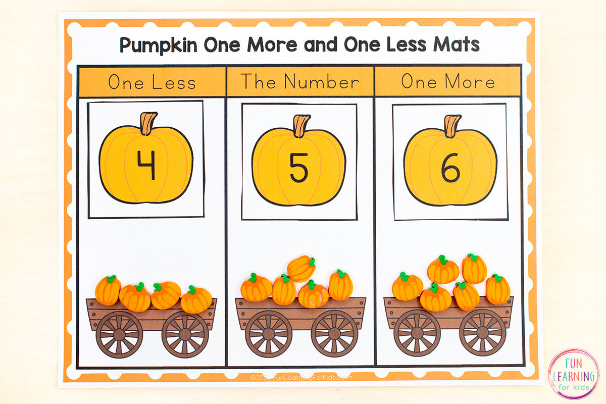 Pumpkin Number Sense Math Activities – Fun Learning for Kids® Shop