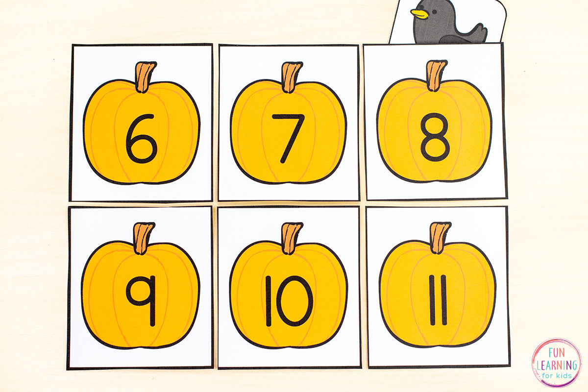 Pumpkin Number Sense Math Activities – Fun Learning for Kids® Shop