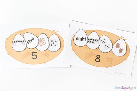 Spring Math and Literacy Centers Bundle for Preschool, Pre-K and Kinde ...