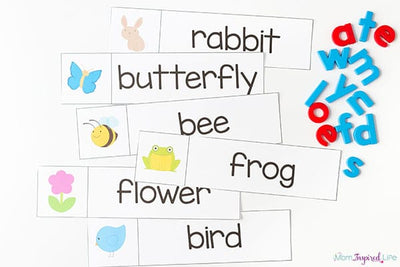 Spring Math and Literacy Centers Bundle for Preschool, Pre-K and Kinde ...