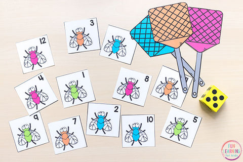 Insect Theme Math and Literacy Printables for Pre-K and Kindergarten ...