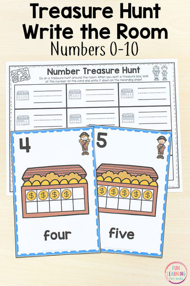 Numbers 0-10 Math Pack for Kindergarten Math Centers – Fun Learning for ...